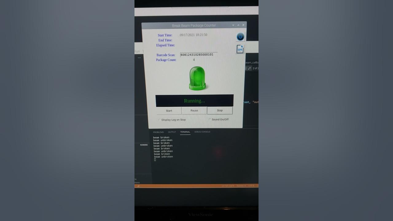 Raspberry Pi with IR Break Beam Sensors Demo - YouTube