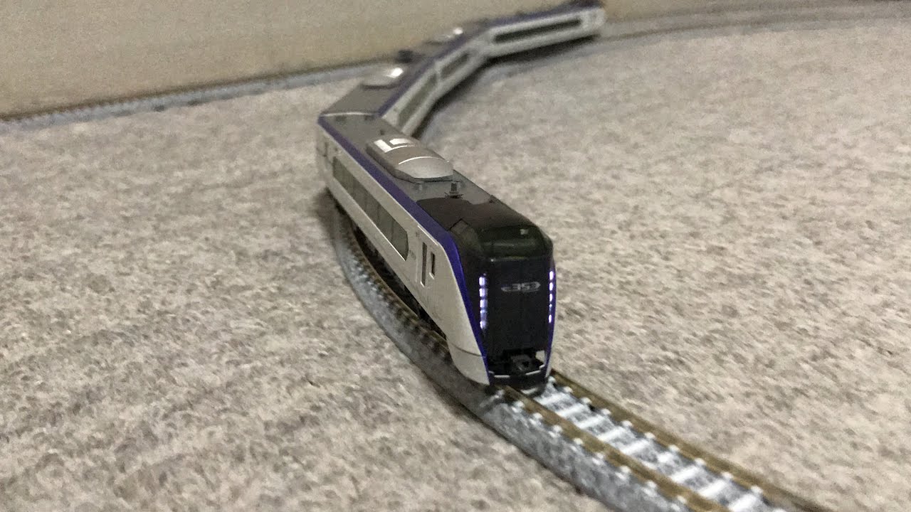 JR中央本線4両編成E353系とJR5両編成E231 3000系(増備型)の走行！【 Nゲージ】 - YouTube