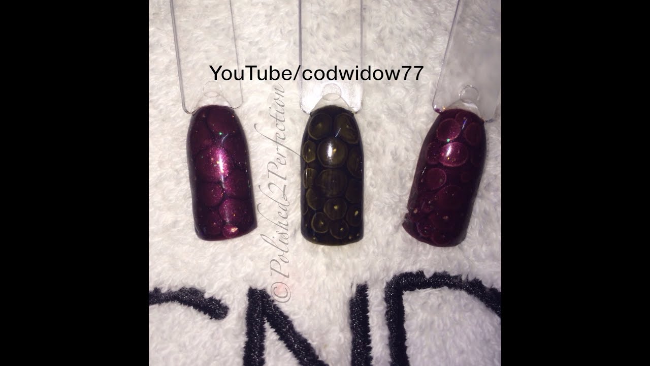 Snakeskin / tortoise shell CND Shellac design! - YouTube