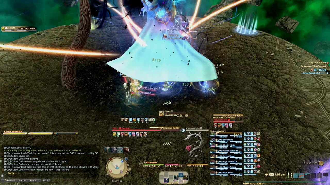 FFXIV - Exdeath Savage | WHM - YouTube