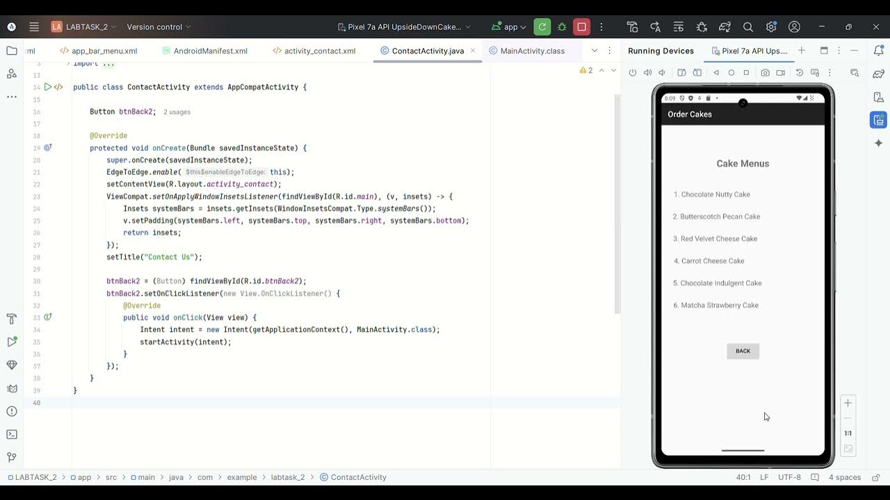 LAB TASK 2 PRESENTATION VIDEO - MOBILE APPLICATION DEVELOPMENT - YouTube