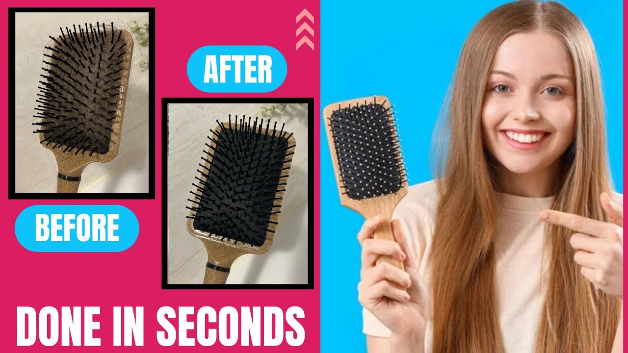 How to Properly Clean A Hairbrush With These Easy Methods - YouTube
