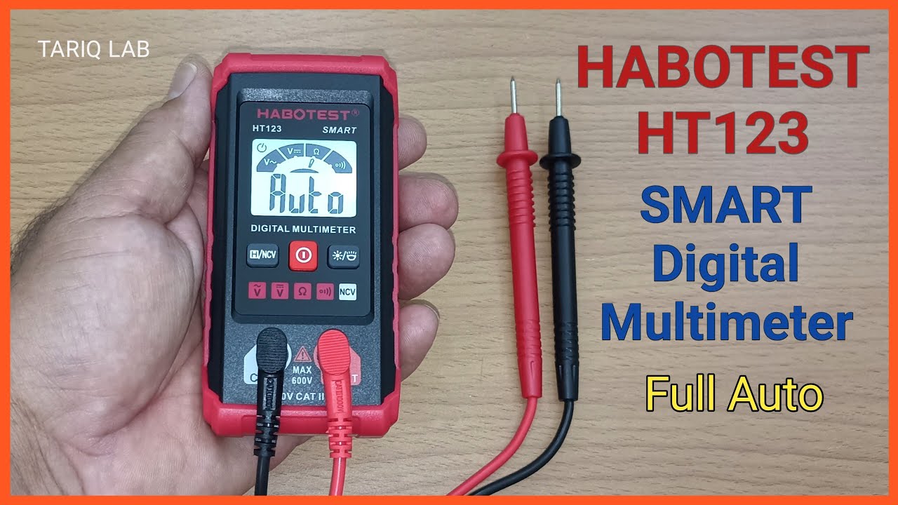 HABOTEST HT123 SMART Digital Multimeter - YouTube