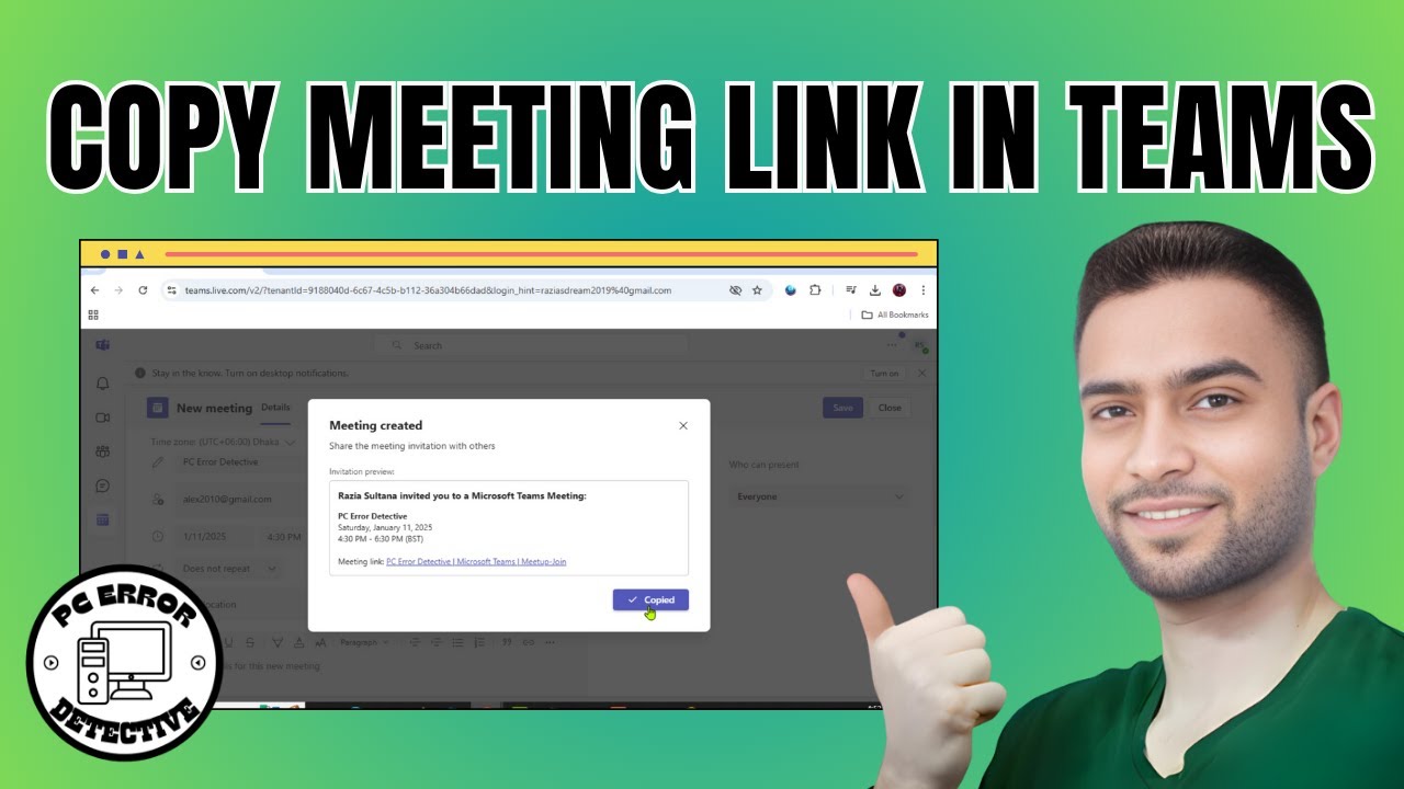 How to Copy Meeting Link in Microsoft Teams - Step-by-Step Guide [2025 ...