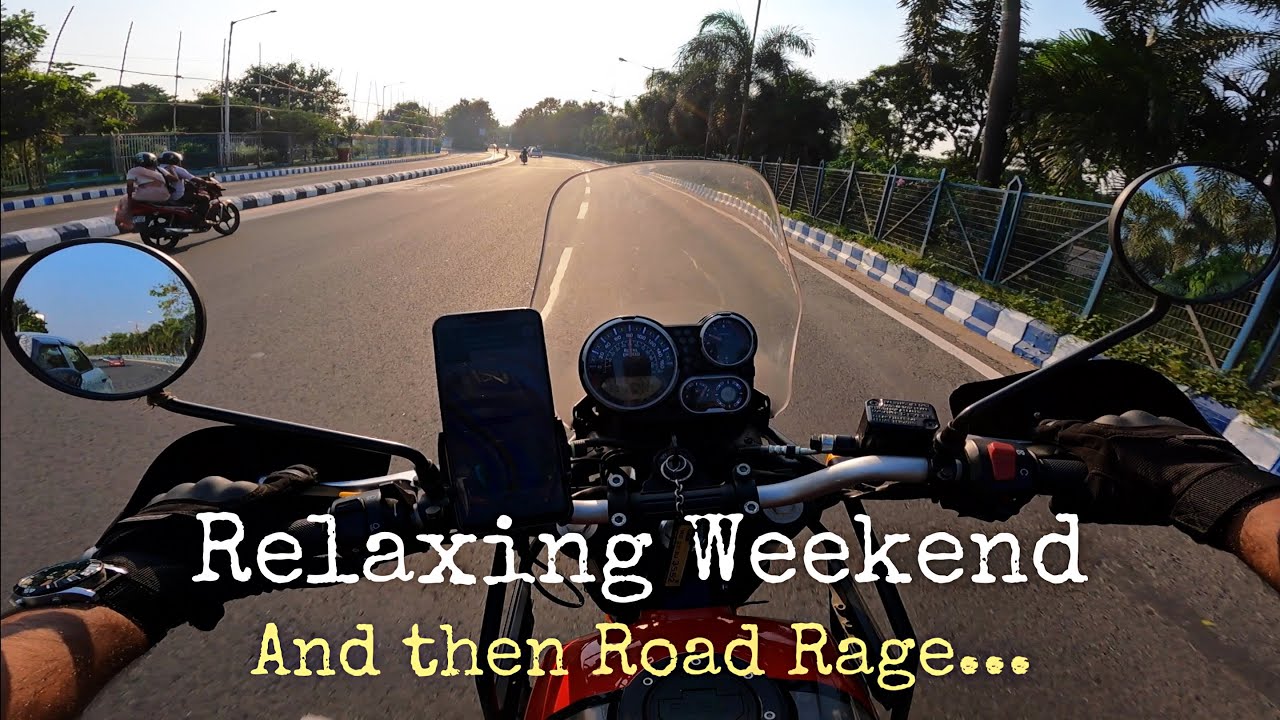 A Relaxing Weekend😊 Until a Rude Biker hit us🤦🏻‍♂️ | #roadrage ...