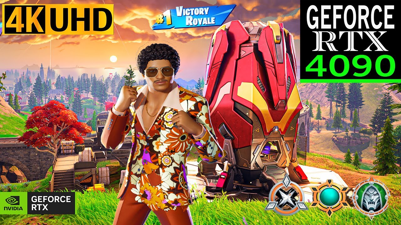 Fortnite Bruno Mars Skin Gameplay | RTX 4090 4K Max Graphics + Ray ...