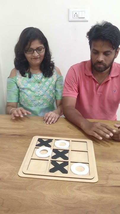 Husband vs Wife Tic-Tac-Toe Challenge 😀 #shortsvideo - YouTube