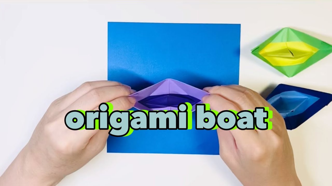 Origami Boat square Paper Simple Instructions Step By Step YouTube origami-boat-square-paper-simple-instructions-step-by-step-youtube