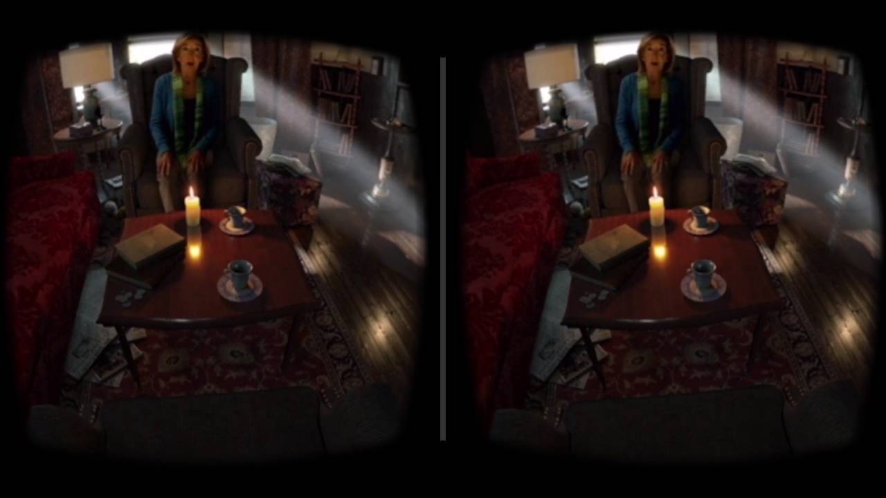 Hilarious reaction to insidious VR horror app! - YouTube