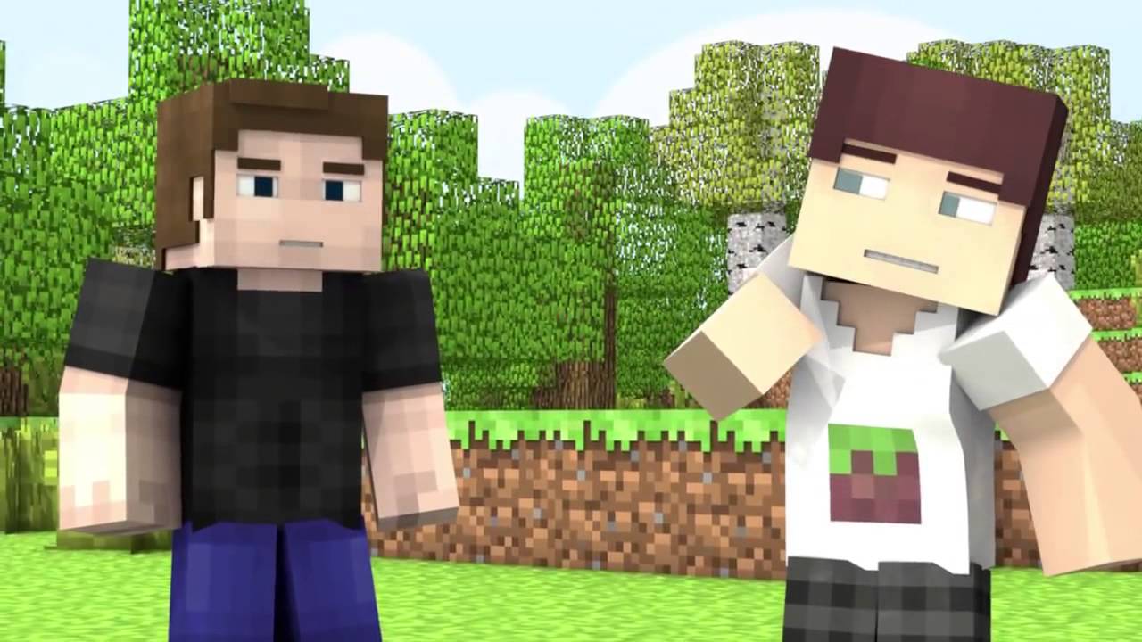Blowing chunks Minecraft animation - YouTube