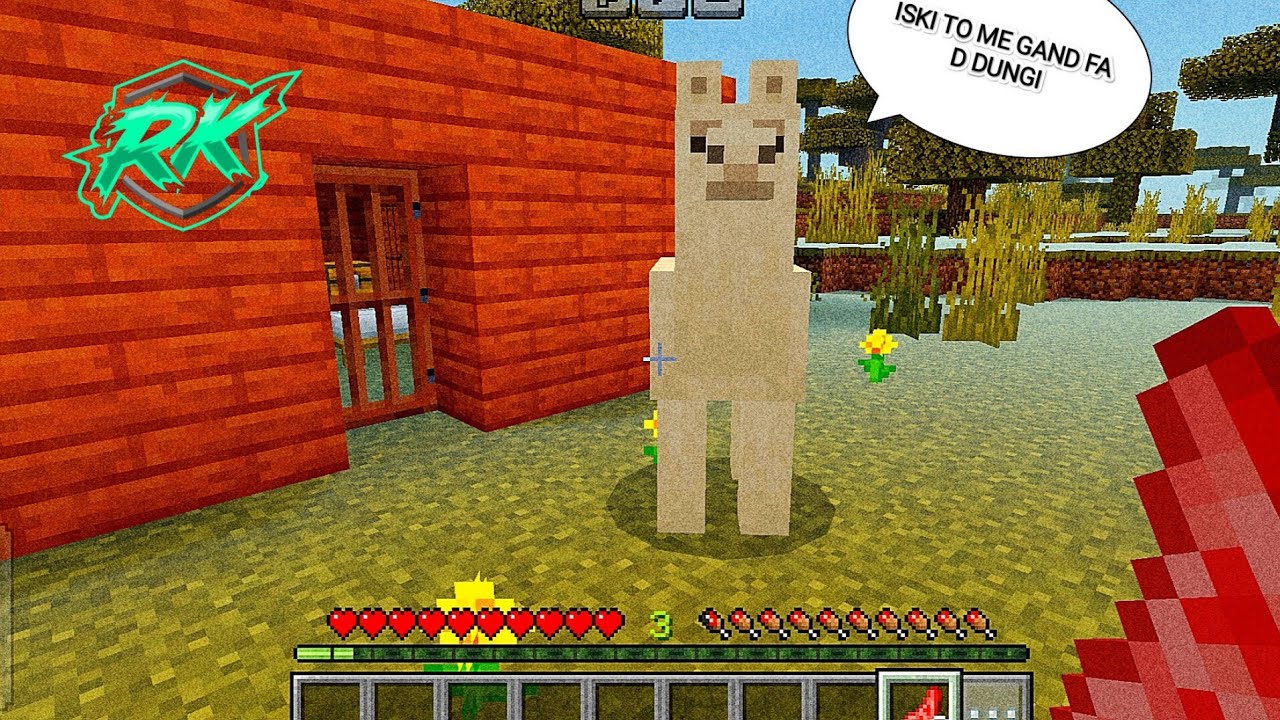 Minecraft game made up of blocks . funny seen . - YouTube