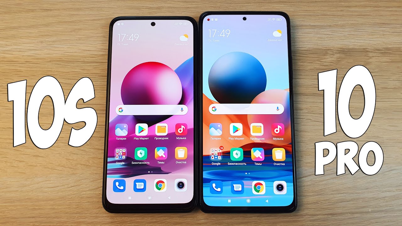 XIAOMI REDMI NOTE 10S VS NOTE 10 PRO 