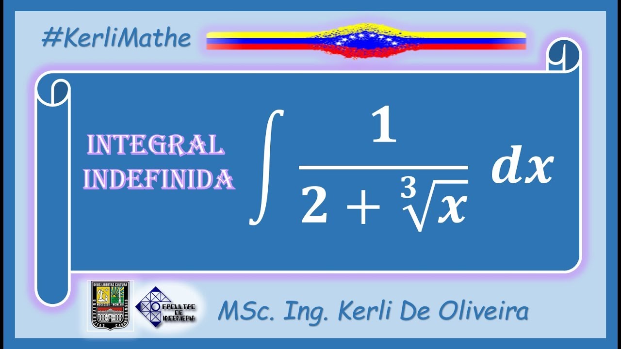 Integral Indefinida de una función | Método de Cambio de Variable ...