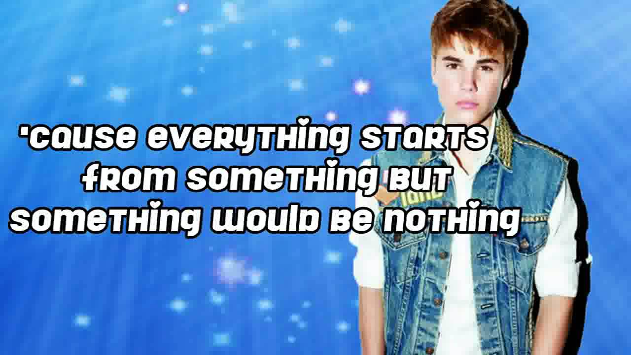 Justin Bieber Believe Lyrics On Screen Youtube