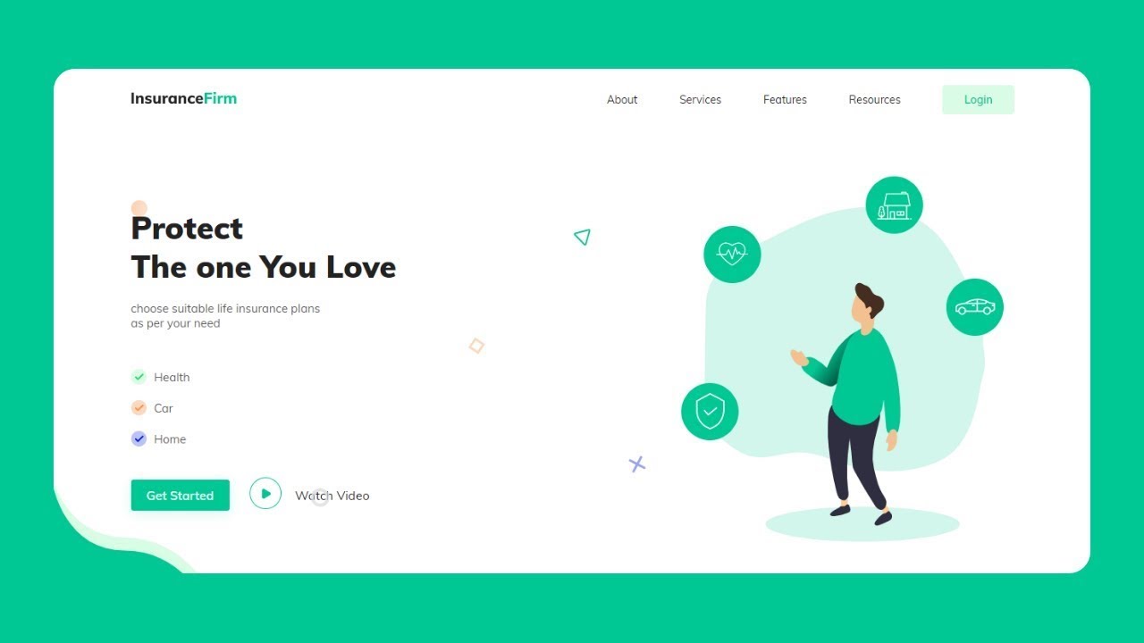 Responsive Landing Page Using HTML CSS JavaScript YouTube responsive-landing-page-using-html-css-javascript-youtube