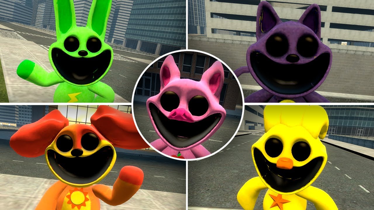 NEW ALL SMILING CRITTERS POPPY PLAYTIME In Garry's Mod! - YouTube