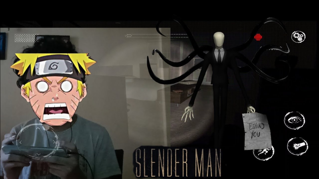 playing horror game for first time slender the arrival (part1) - YouTube