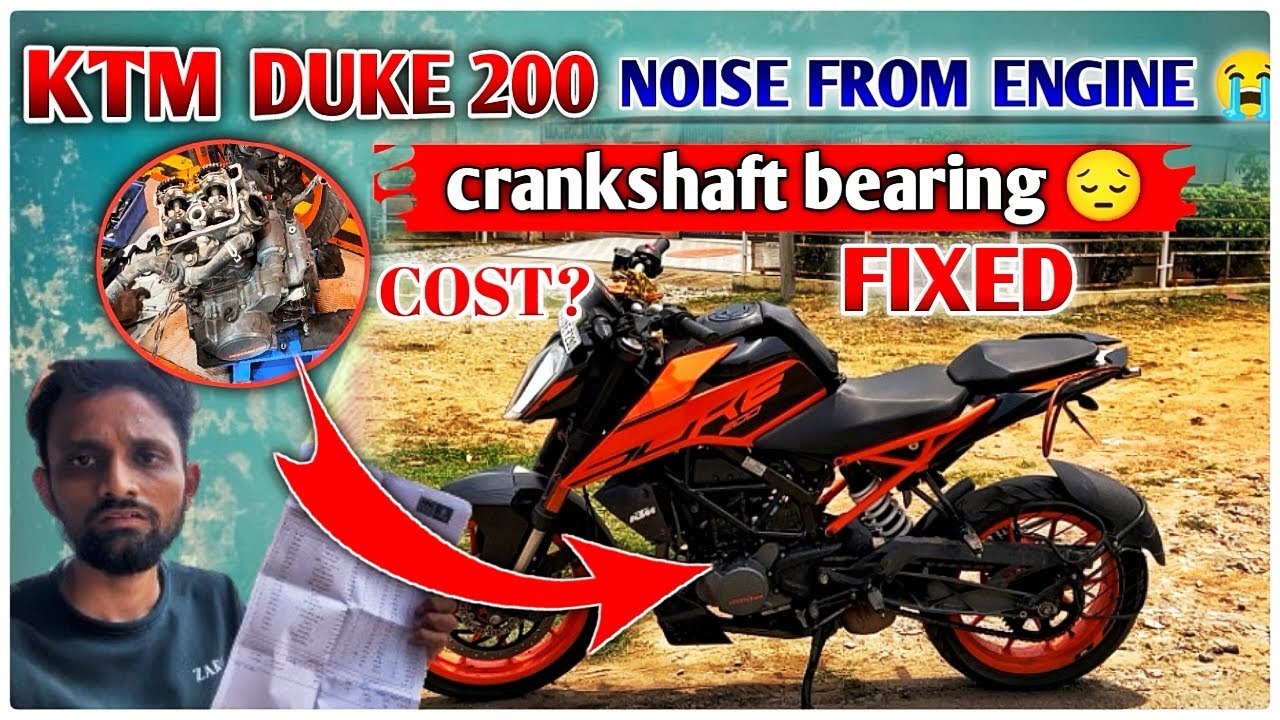 Ktm duke 200 noice from engine || 😓😭😭 duke 200 engine sound problem ...