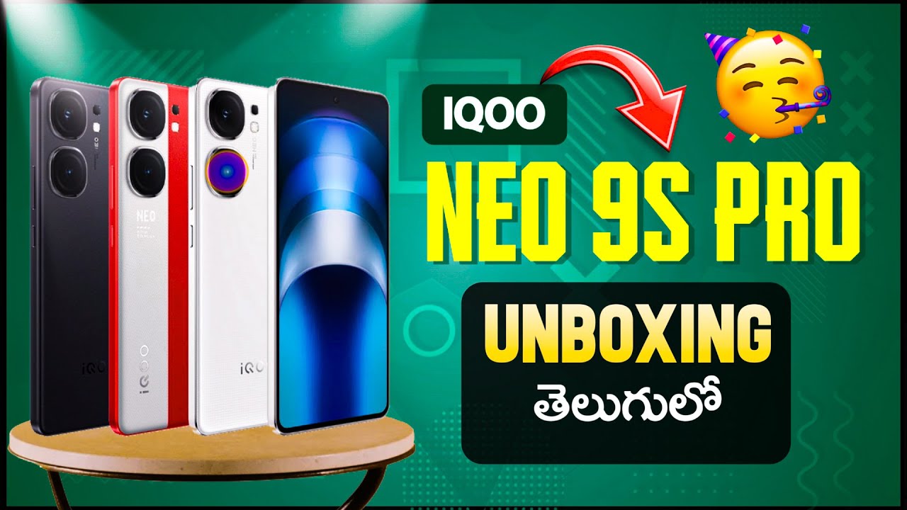 IQOO Neo 9S Pro Unboxing In Telugu || IQOO Neo 9S Pro Price and Full Details In Telugu - YouTube