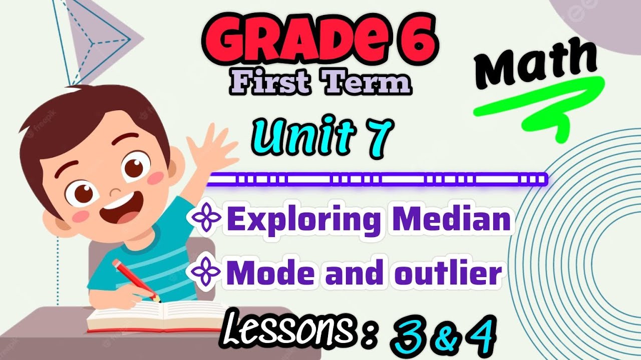 Math - grade 6-1st term - unit 7 - concept 1- lessons 3, 4 - Mode and ...