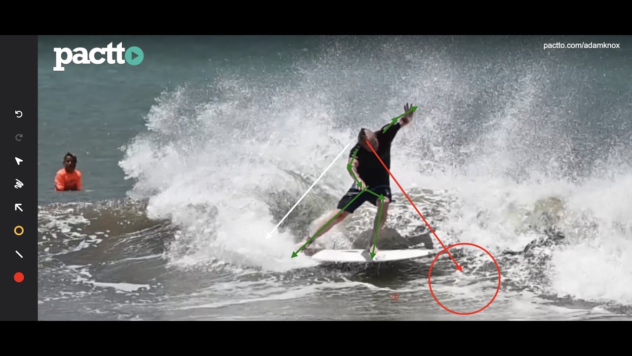 RAW VIDEO SURF COACHING FOR MY INTERMEDIATE CLIENT IN THE WAVE POOL ...