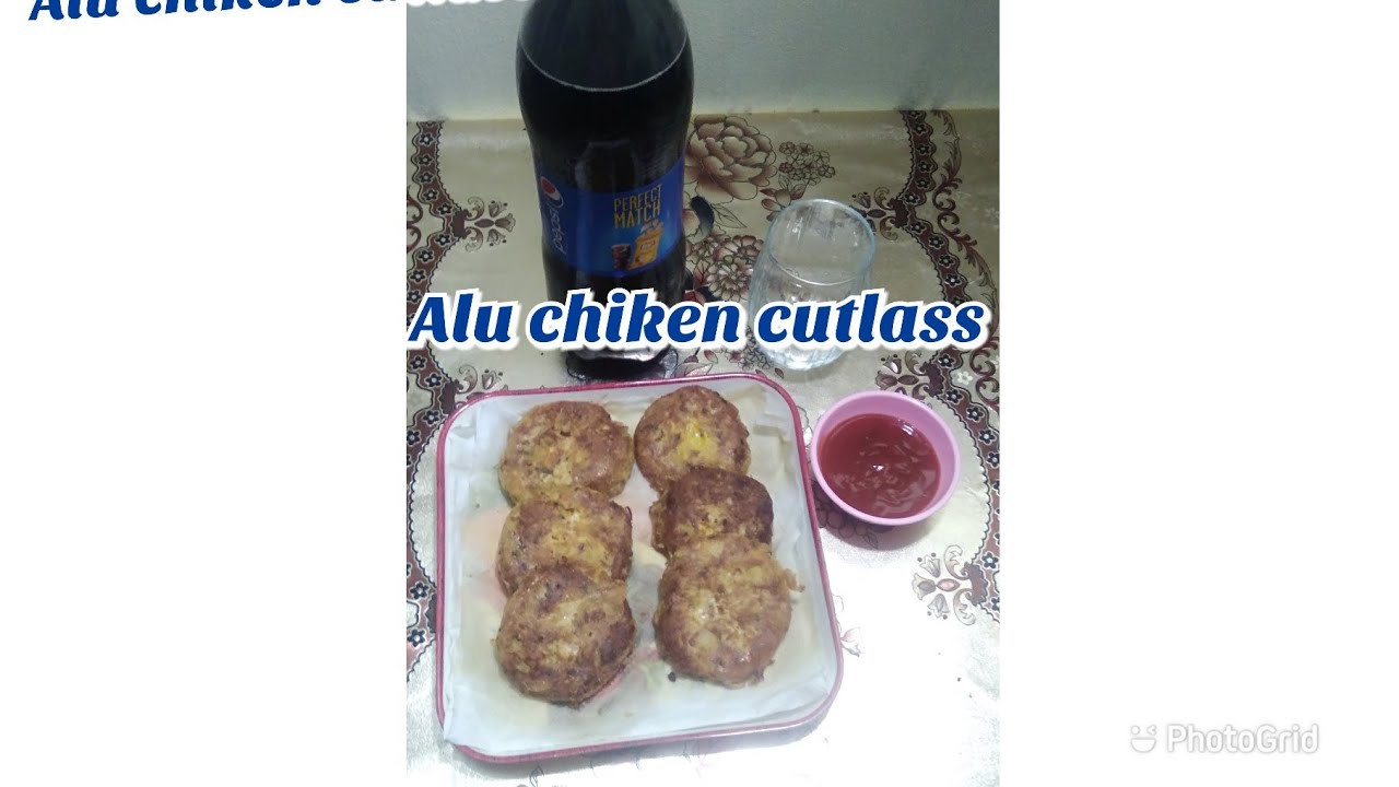 Alu chicken 👌s cutlass recipe - YouTube