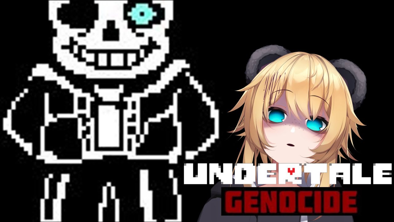 LzySusan [ VTUBER ] Undertale Genocide Run Sans Battle - YouTube