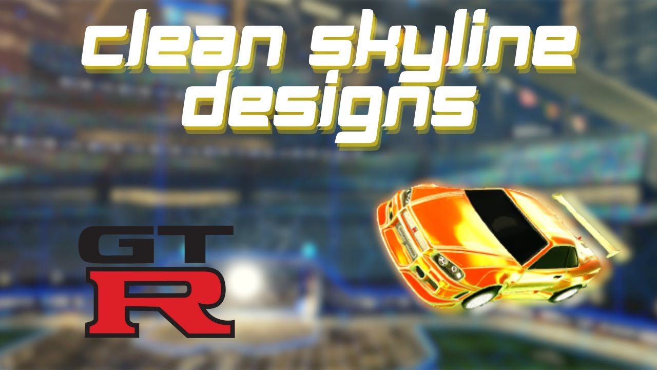 5 Clean Nissan Skyline Designs (Full Presets) - Rocket League - YouTube