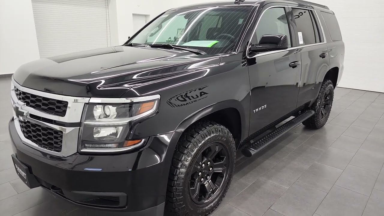 2020 CHEVY TAHOE LS 4WD BLACK CLEARCOAT 4K WALKAROUND 13247Z - YouTube