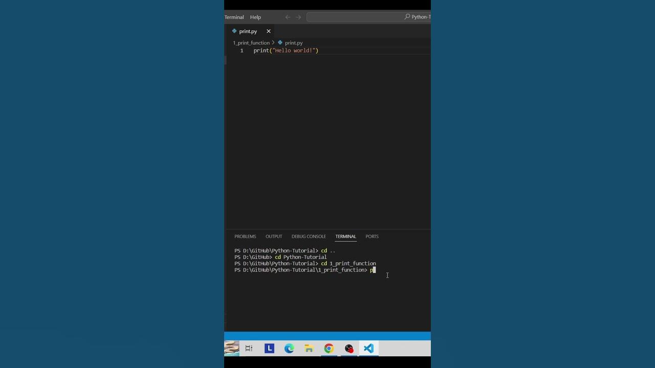 Membuat Program Pertama Kita Di Python - YouTube