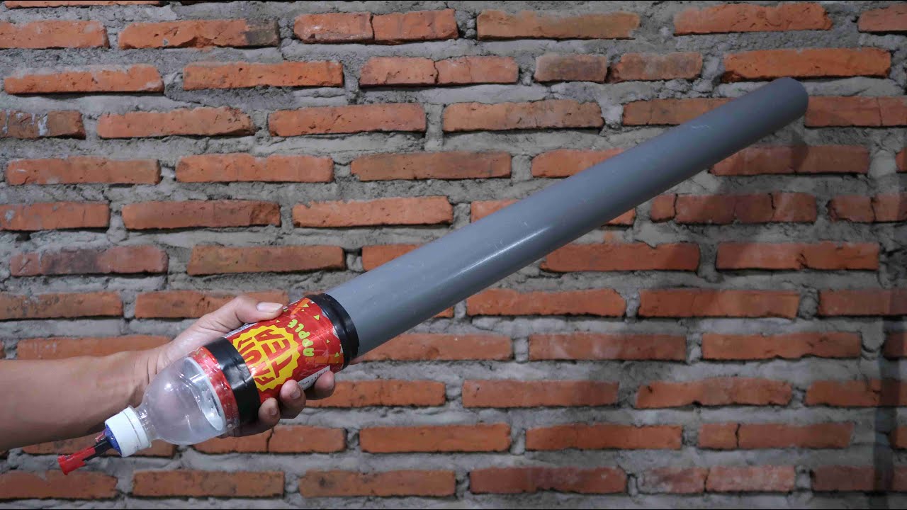 Cara membuat meriam mercon dari kaleng fruit tea - YouTube