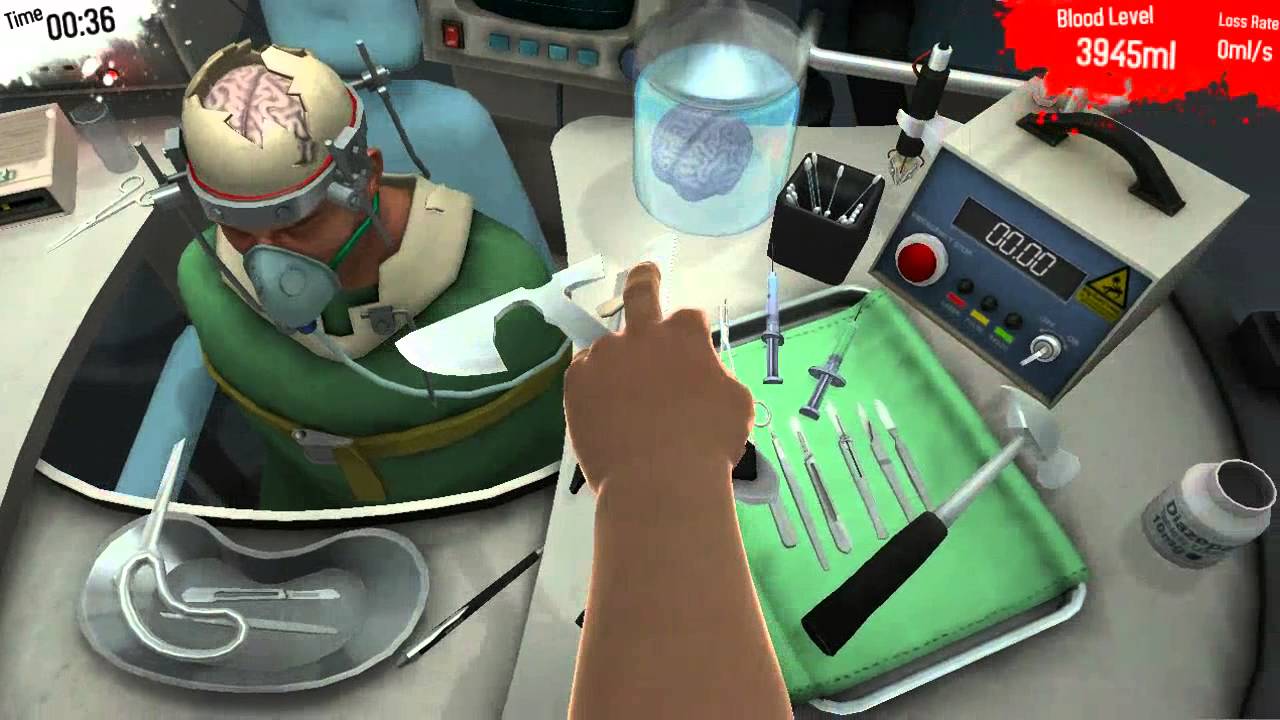 Surgeon Simulator 2013 PC Gameplay- Brain Transplant - YouTube