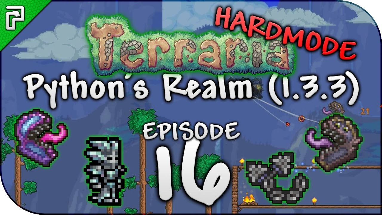 Terraria 1.3.3 Let's Play | Mimics & Titanium Upgrades! | Python's ...