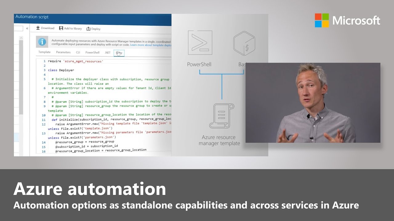 Azure Essentials: Automation options within and across services in ...