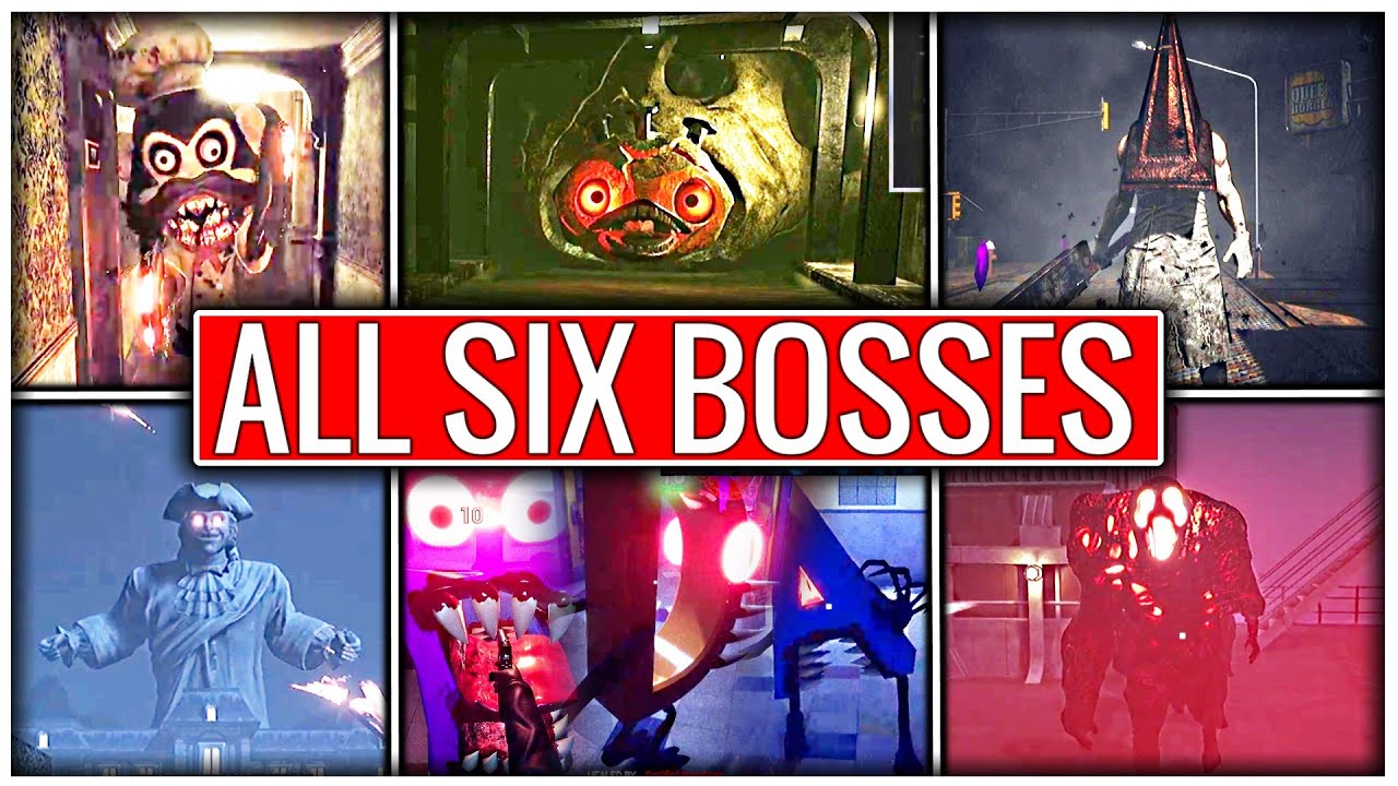 ALL 6 BOSSES GAMEPLAY | Dark Deception Monsters & Mortals All Bosses ...