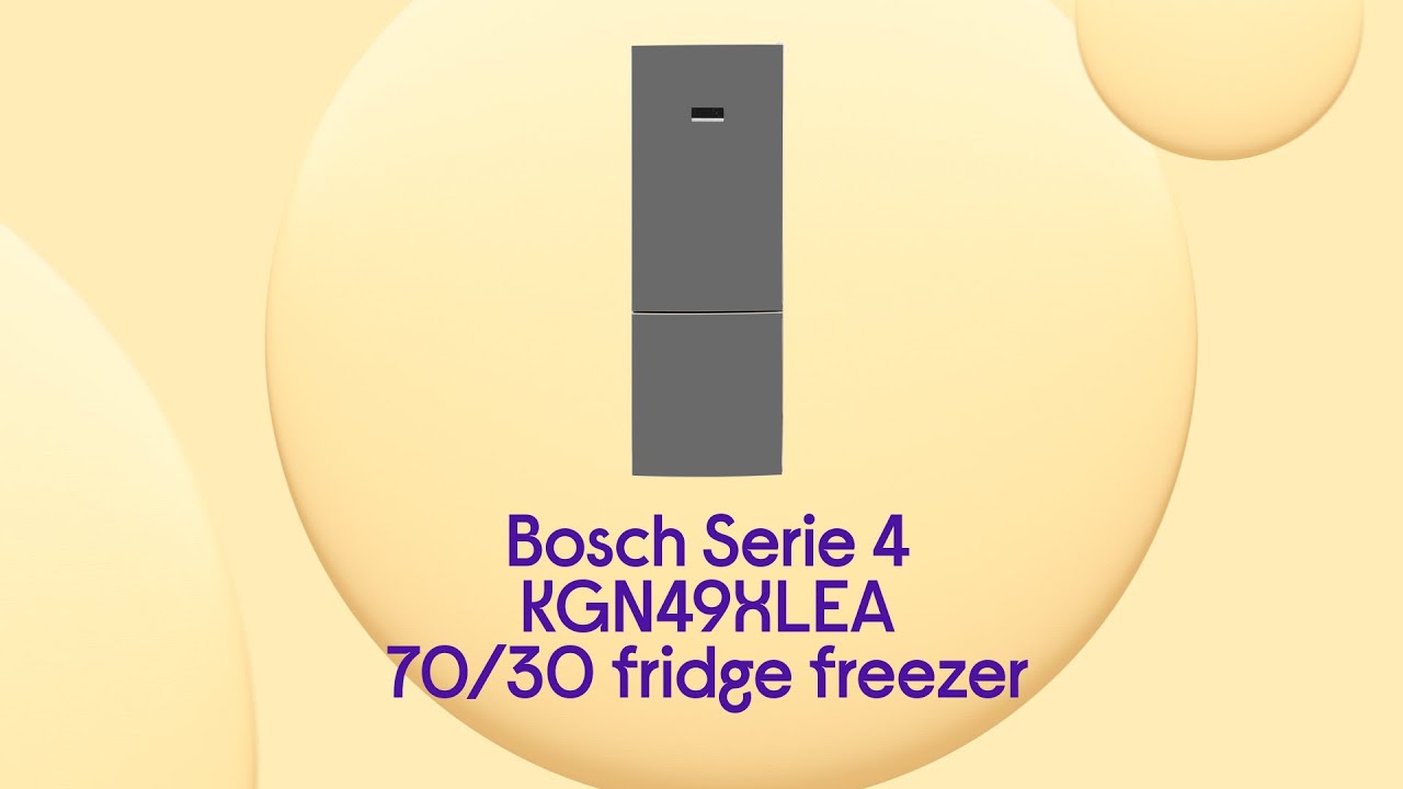 Bosch Serie 4 KGN49XLEA 70/30 Fridge Freezer - Inox | Product Overview ...