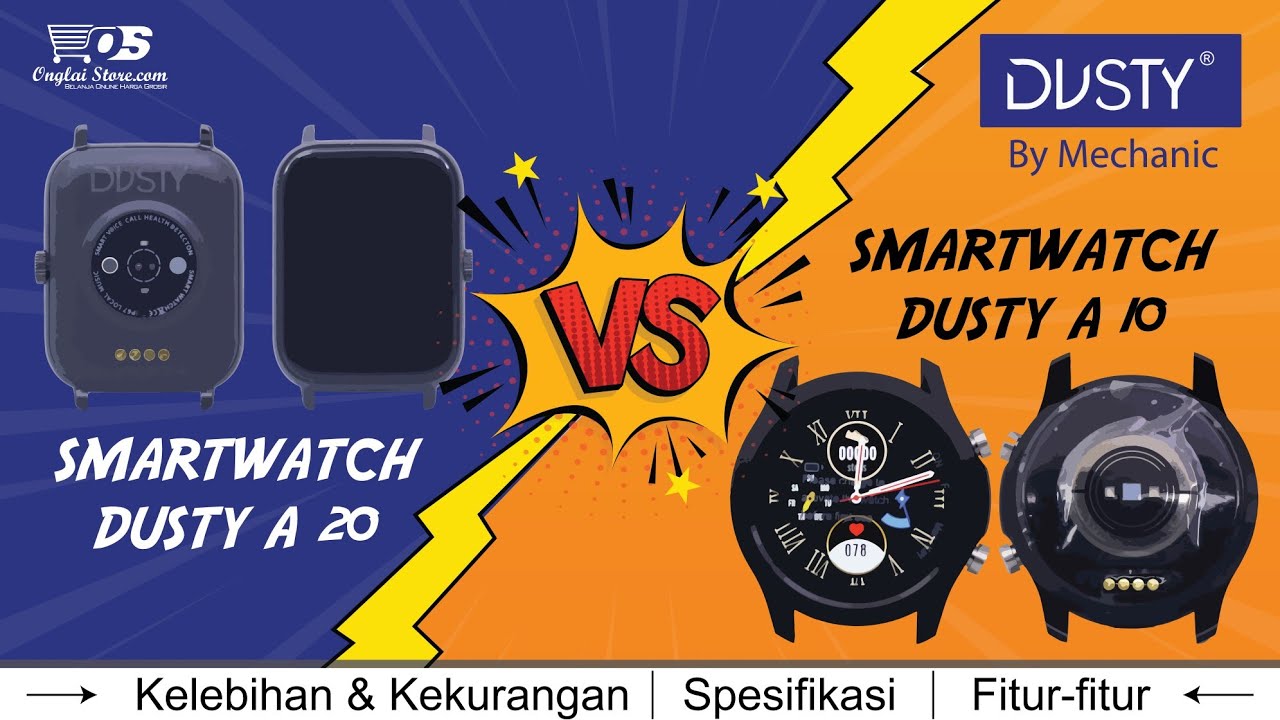 Review SmartWatch Dusty A10&A20⌚ Harga Terjangkau Fitur Berlimpah # ...