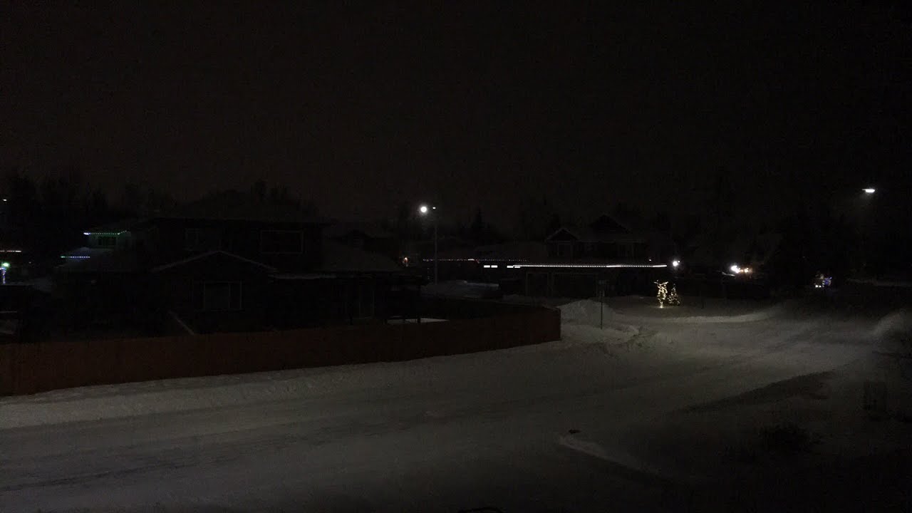 3” Of Snow Forecast For Today Anchorage Alaska Youtube