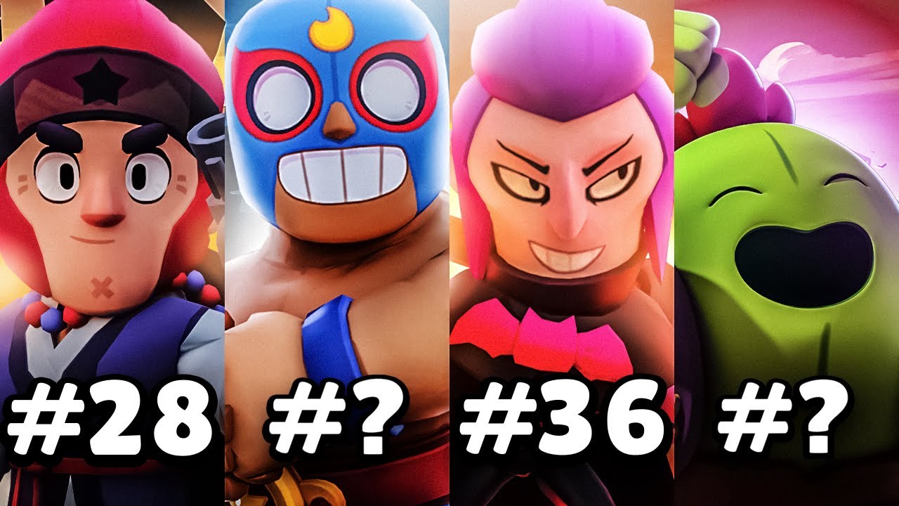 ALL 48 Brawlers Ranked from WORST to BEST | Tier List - YouTube