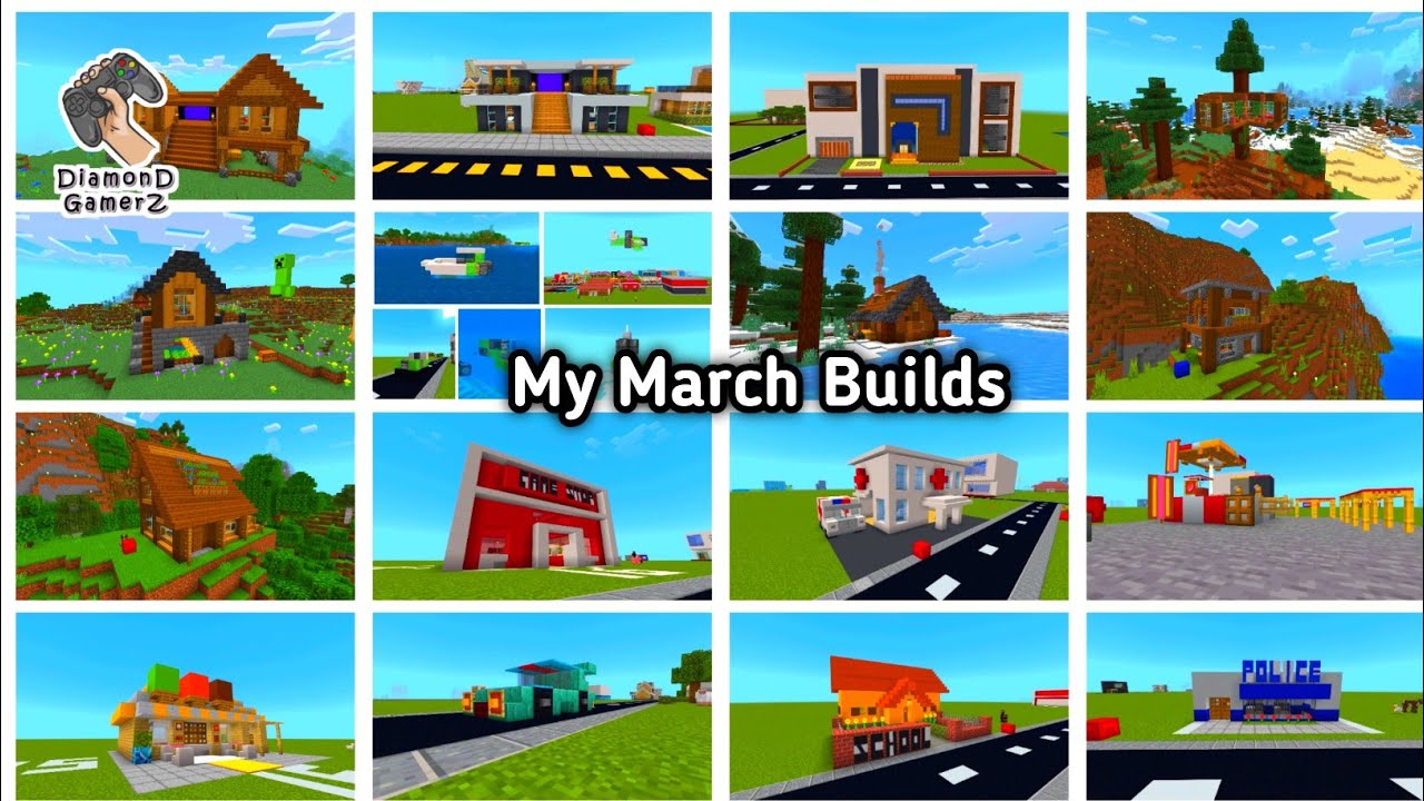 Vlog #626: March Madness! Minecraft All-March Build Tutorial Series ...