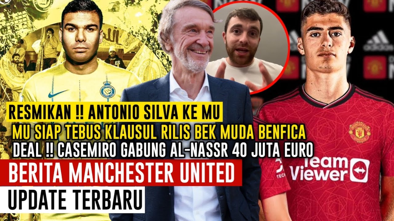 FOKUS LINI BEK MUFC INCAR BEK MUDA BENFICA 🤝 CASEMIRO SUSUL RONALDO KE ...