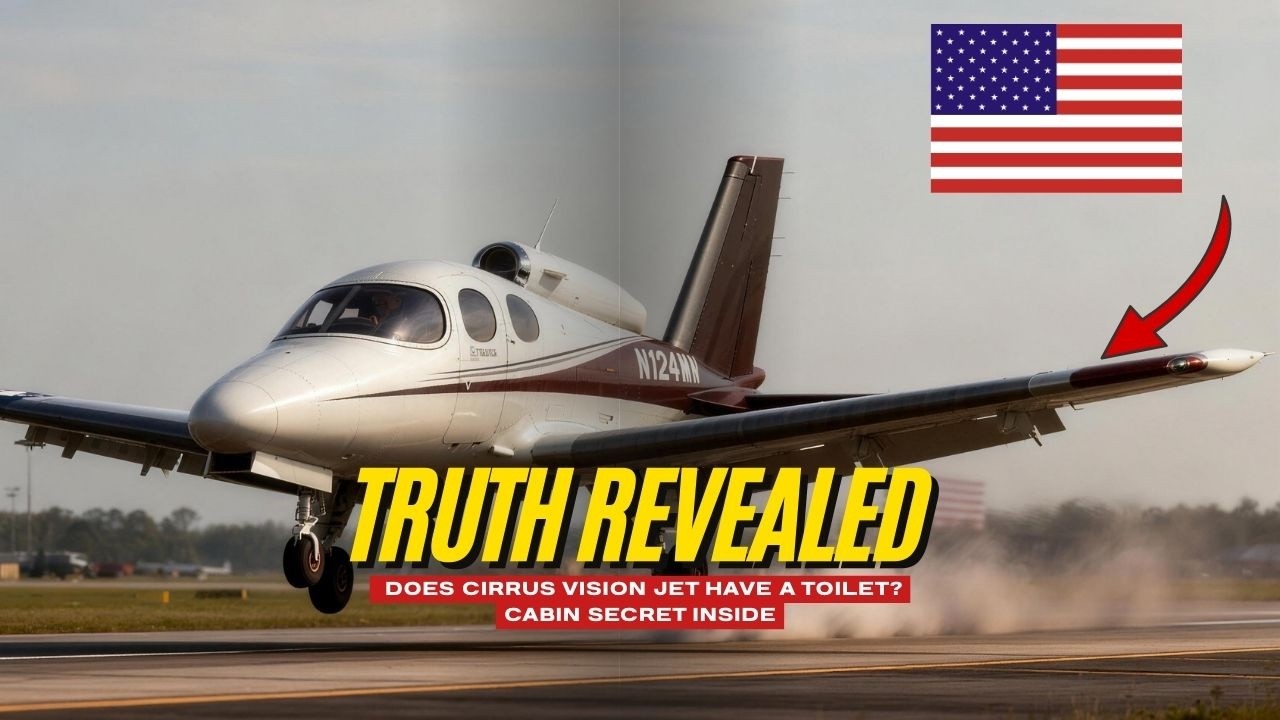 TRUTH REVEALED: Does Cirrus Vision Jet have a toilet? Cabin Secret ...