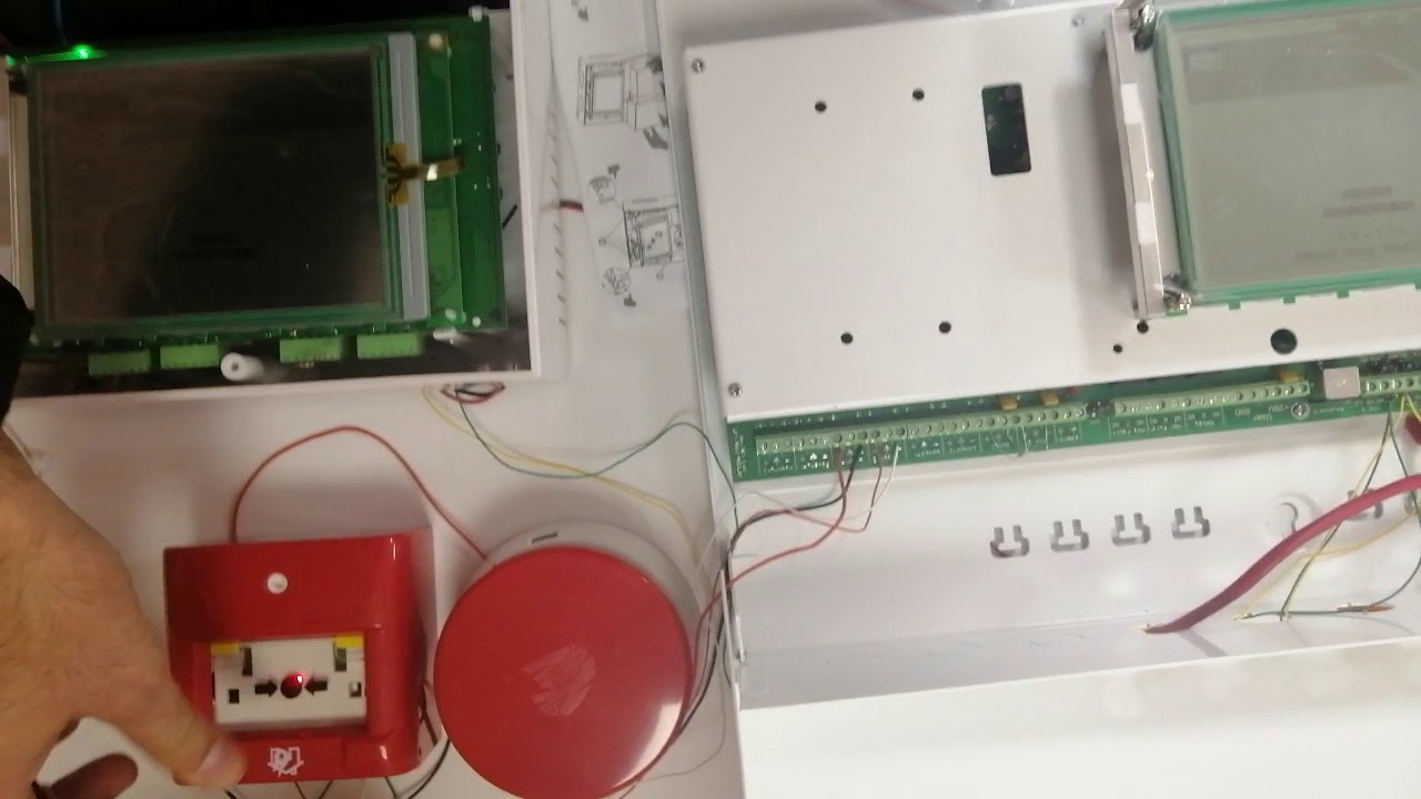 Check Break glass when we connect two panel fire Alarm system ...