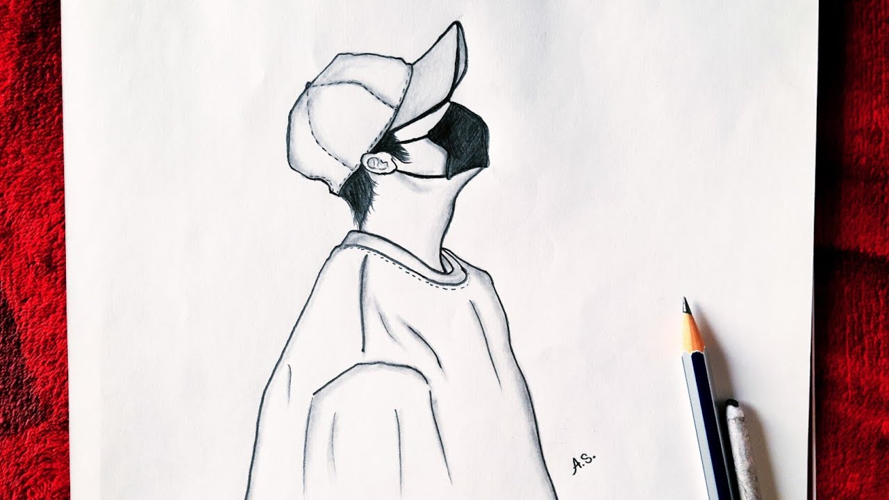 how to draw attitude boy easy step by step | boy drawing |pencil sketch ...