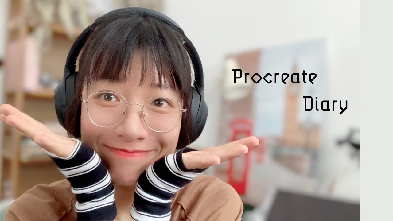 Procreate Drawing Diary, my first week's learning and practice. - YouTube