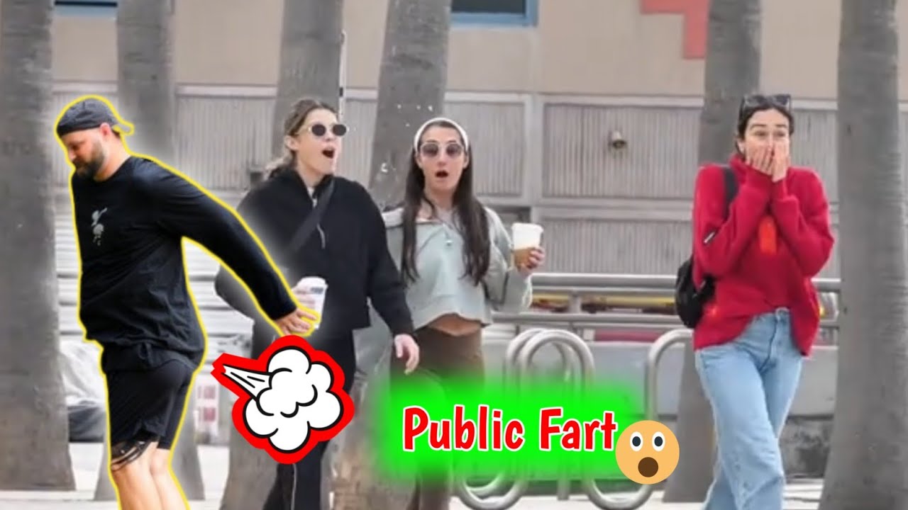 Fart prank video | funny video | real girl fart | public fart ...