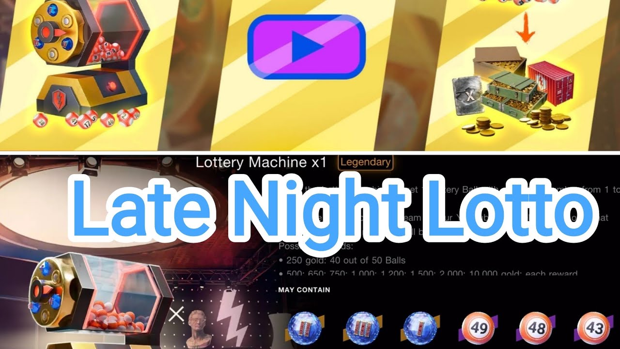 LOTTERY MACHINE.🎱 Late Night Lotto EVENT WoT Blitz - YouTube