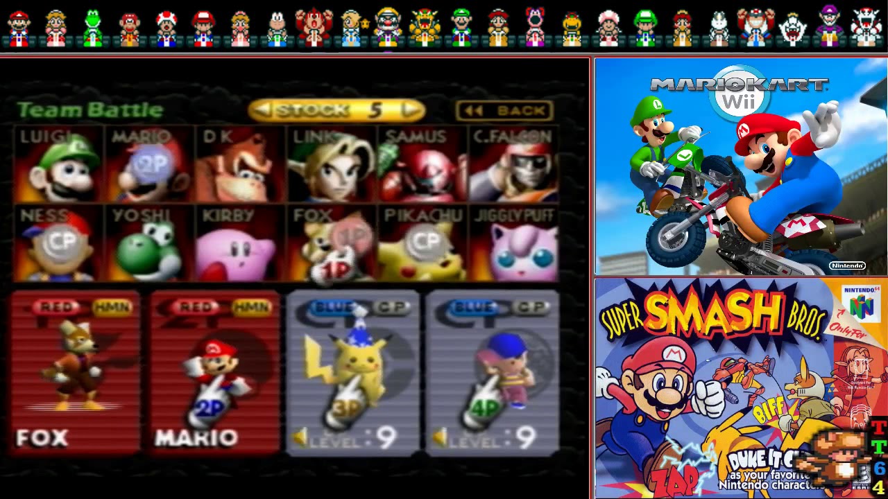 2 Player Super Smash Bros. Matches - 100K Views Special Stream Finale ...