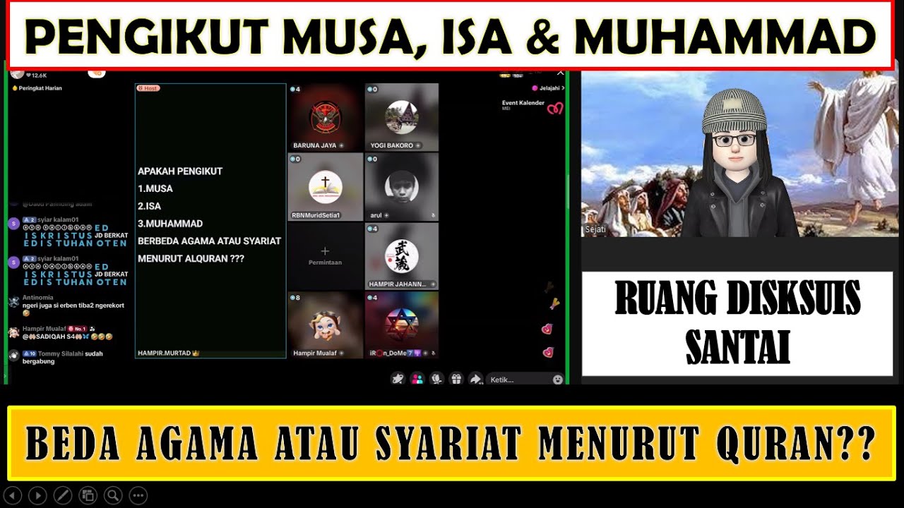 Pengikut Musa, Isa & Muhammad Apakah Beda Agama Atau Syariat Menurut ...