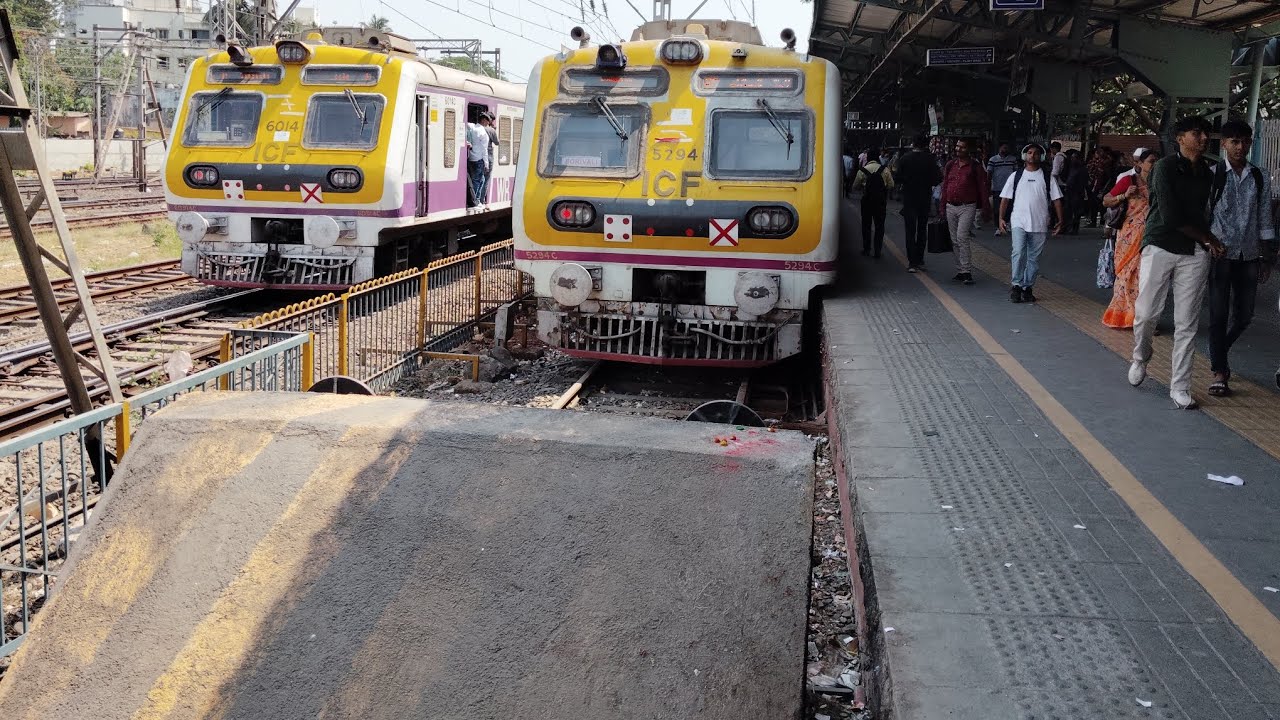 Mumbai local train dadar to kurla station Fast Local Train arriving ...
